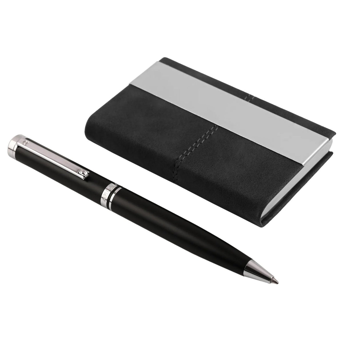 Arista Switch Black CT Ballpoint Pen + Card Holder Gift Set AE0117CH