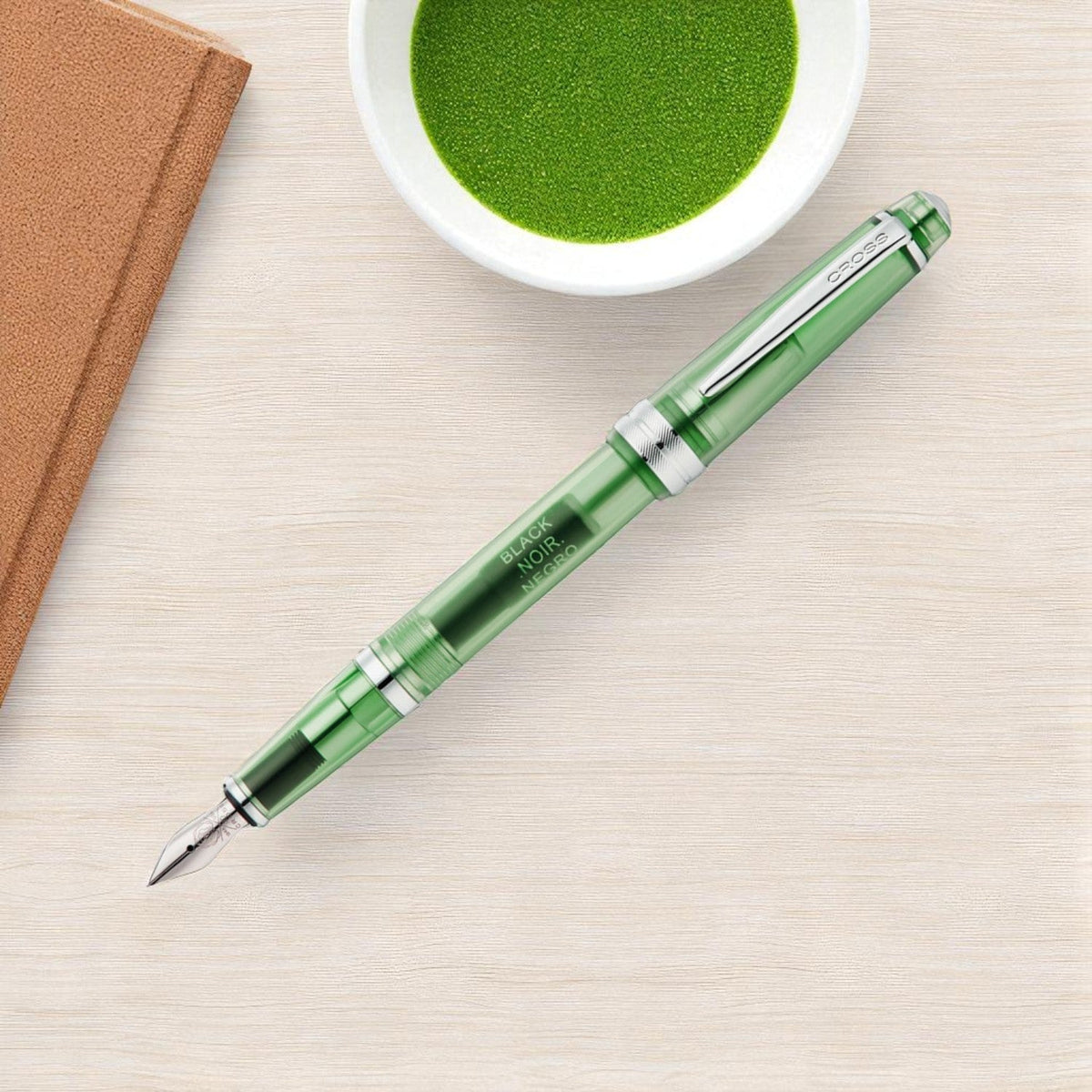 Cross Bailey Light Translucent Green CT Fountain Pen