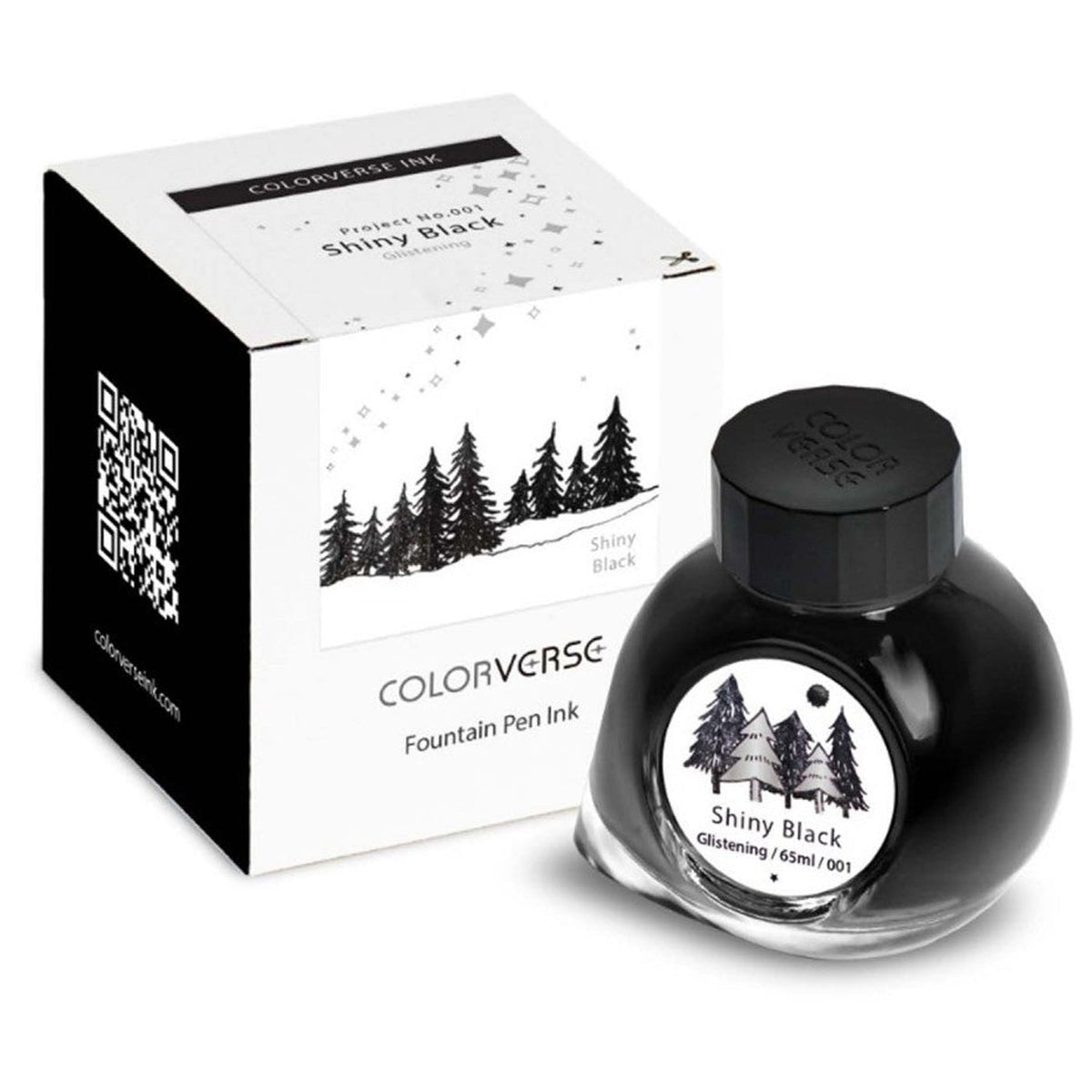 Colorverse Project Ink Bottle (Shinny Black Glistening - 65 ML) P-92