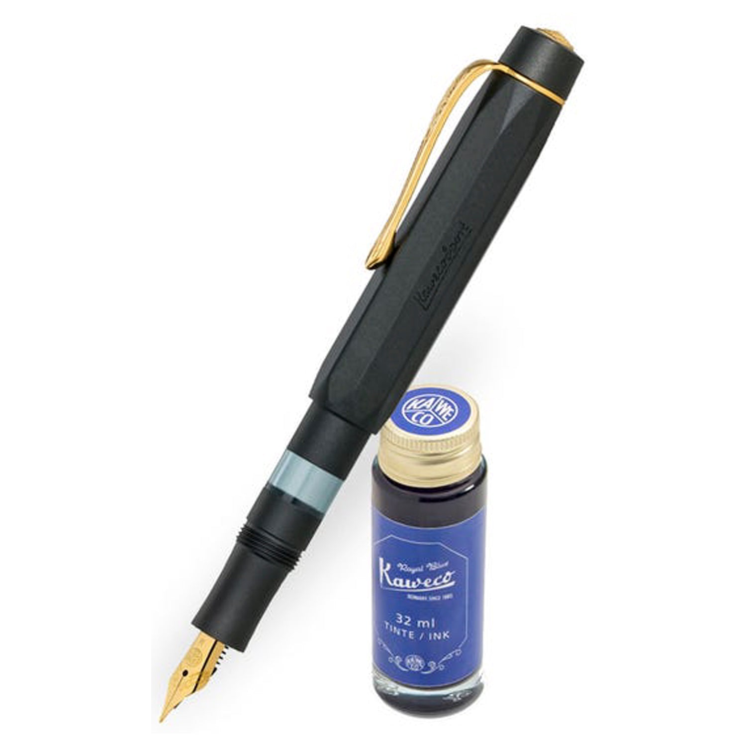 Kaweco Al Sport Piston Black GT Fountain Pen