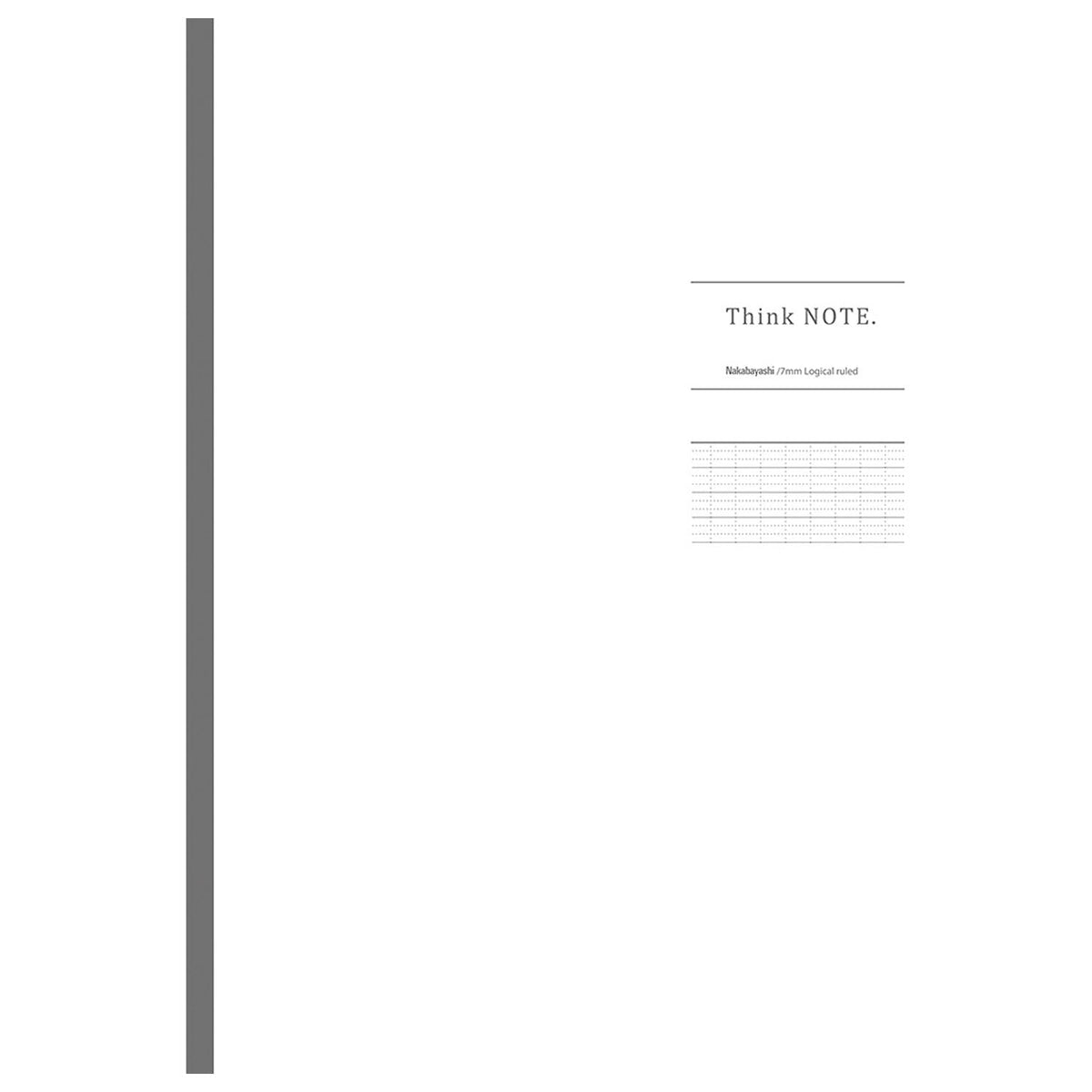 Logical Think Notebook (7mm Lined - A4) A406A-WN