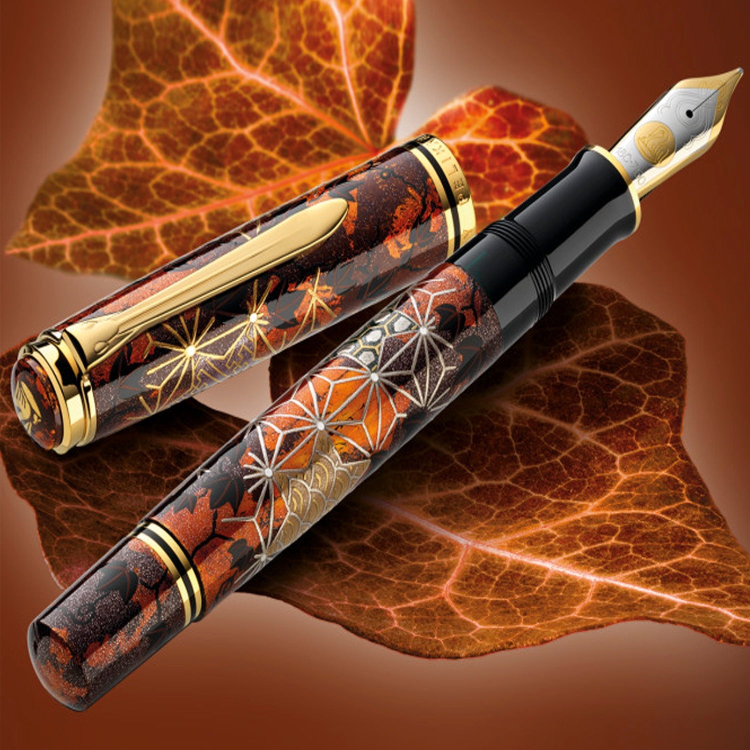 Pelikan Souveran M1000 Maki-E Ivy & Komon Fountain Pen (Limited Editio