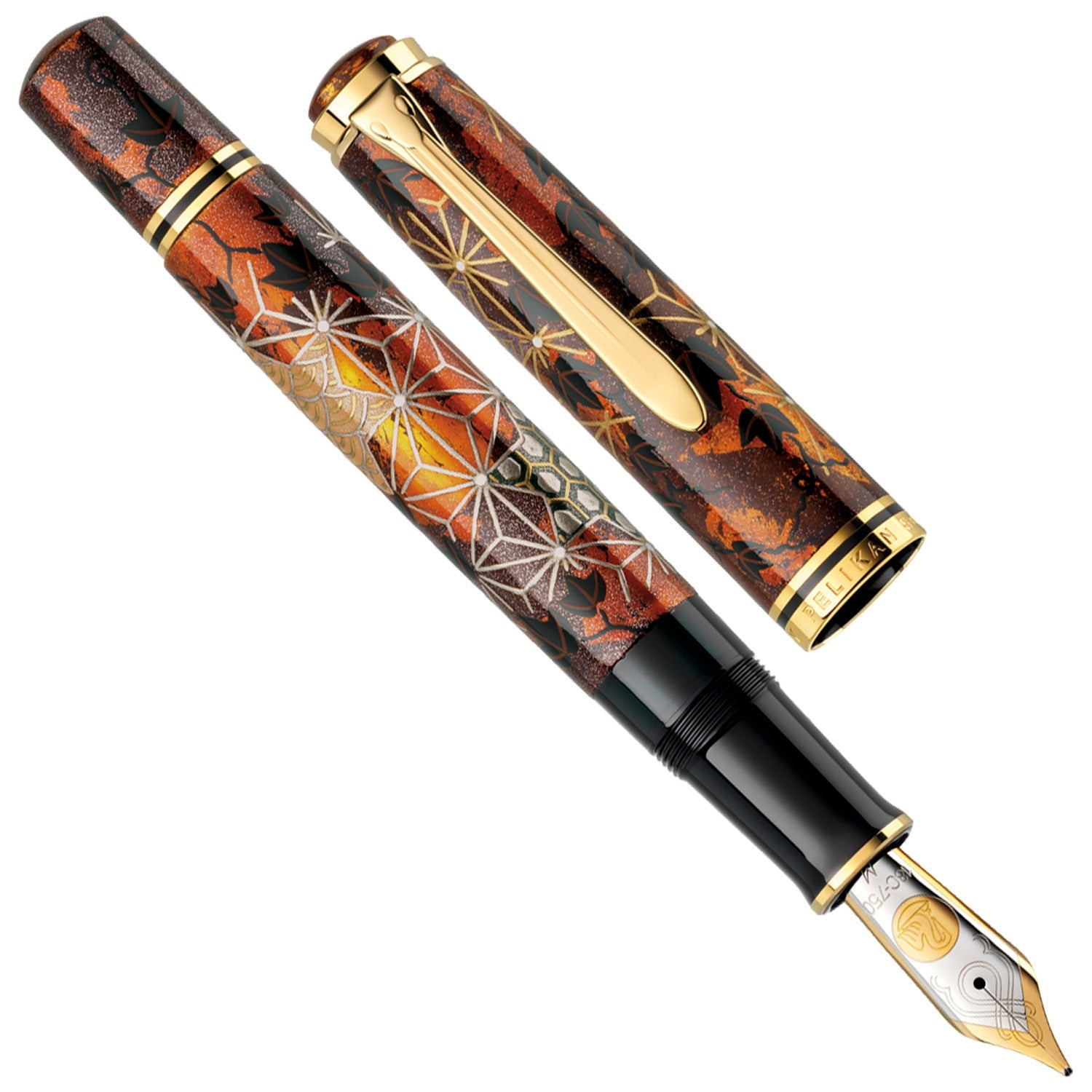 Pelikan Souveran M1000 Maki-E Ivy & Komon Fountain Pen (Limited Editio