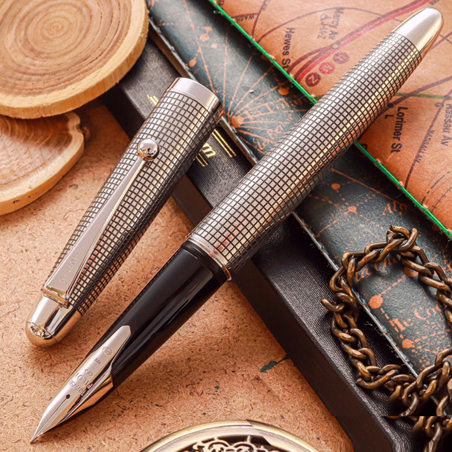 Pilot Sterling Silver Koushi CT Fountain Pen