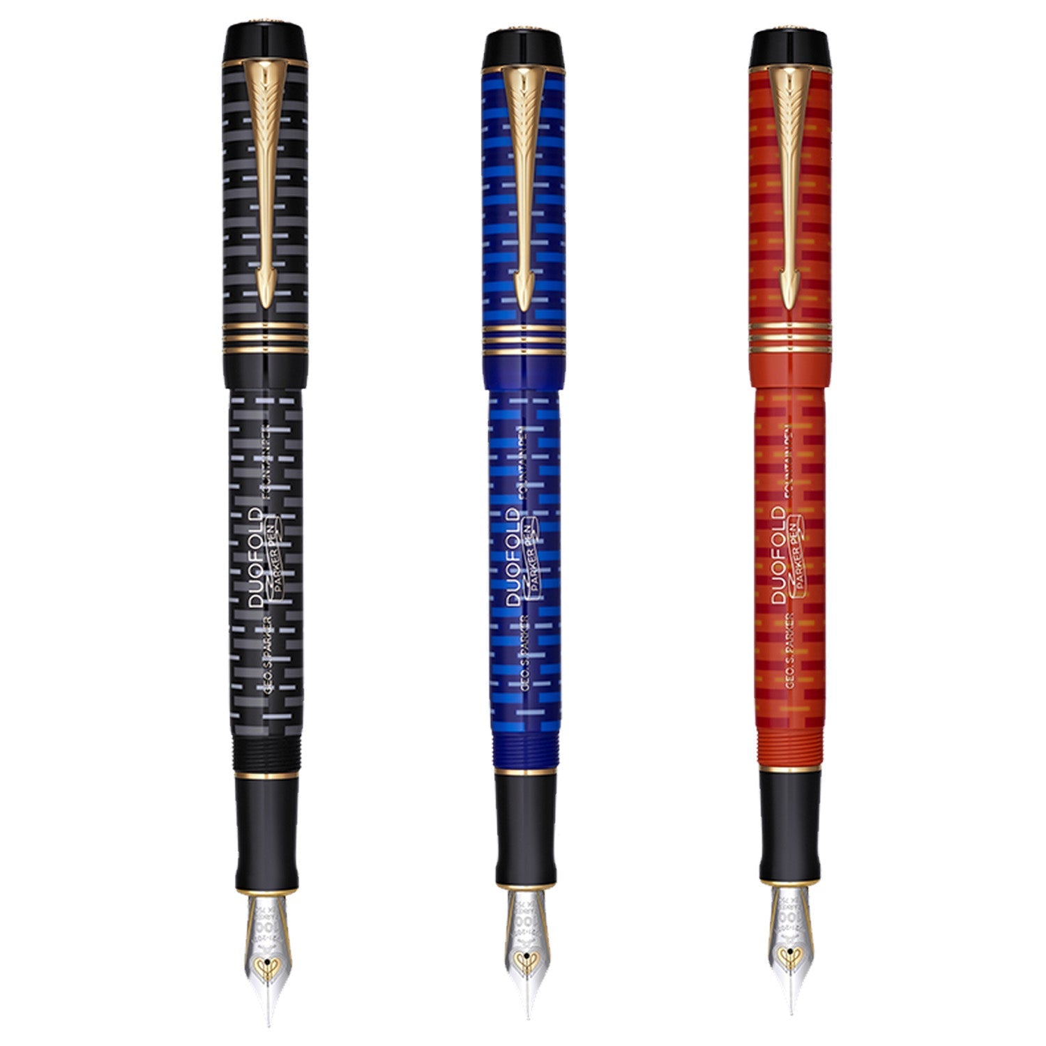 Parker Duofold 100 Red GT Fountain Pen (Limited Edition)