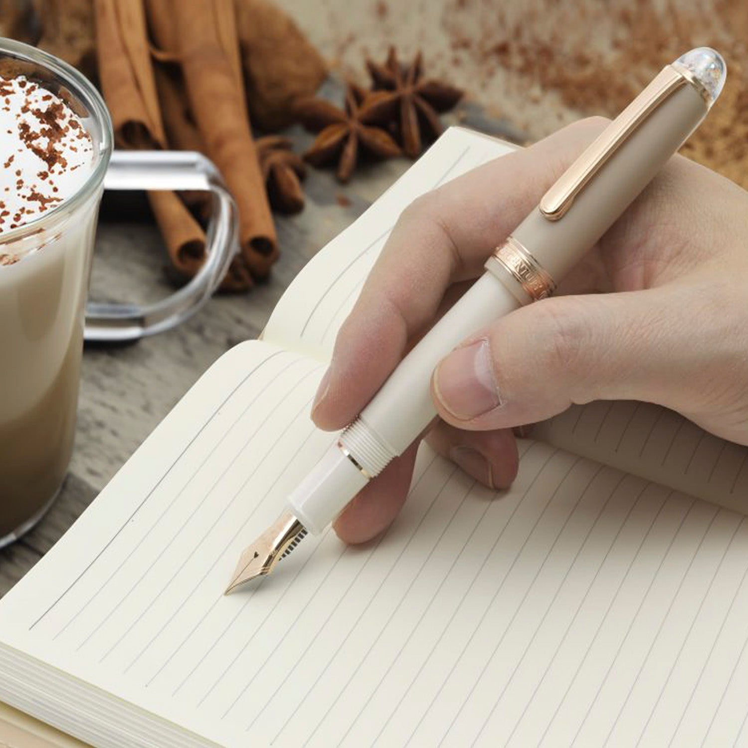 Platinum #3776 Century Chai Latte RGT Fountain Pen (Limited Edition)