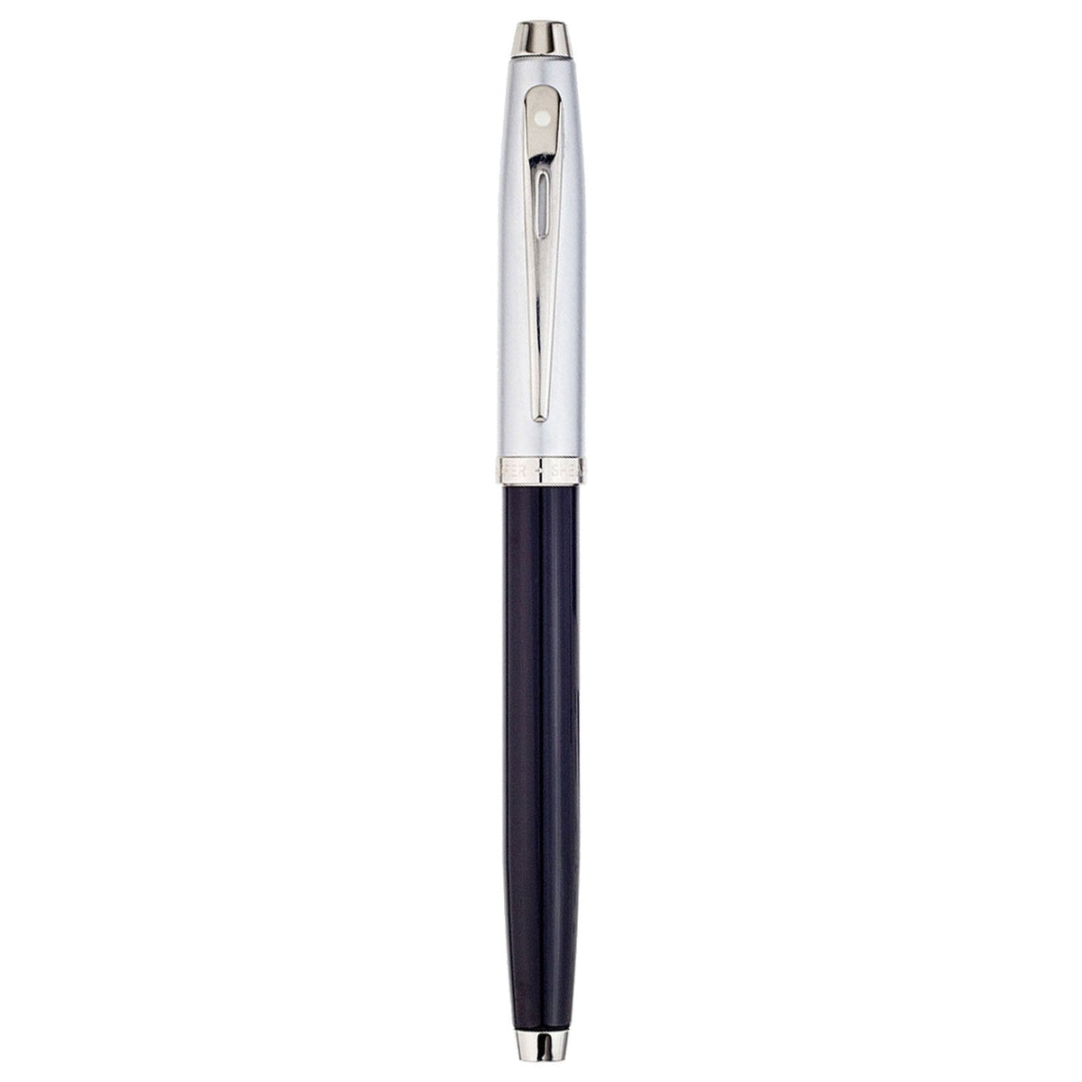 Sheaffer 100 Black/Brushed Chrome CT Fountain Pen