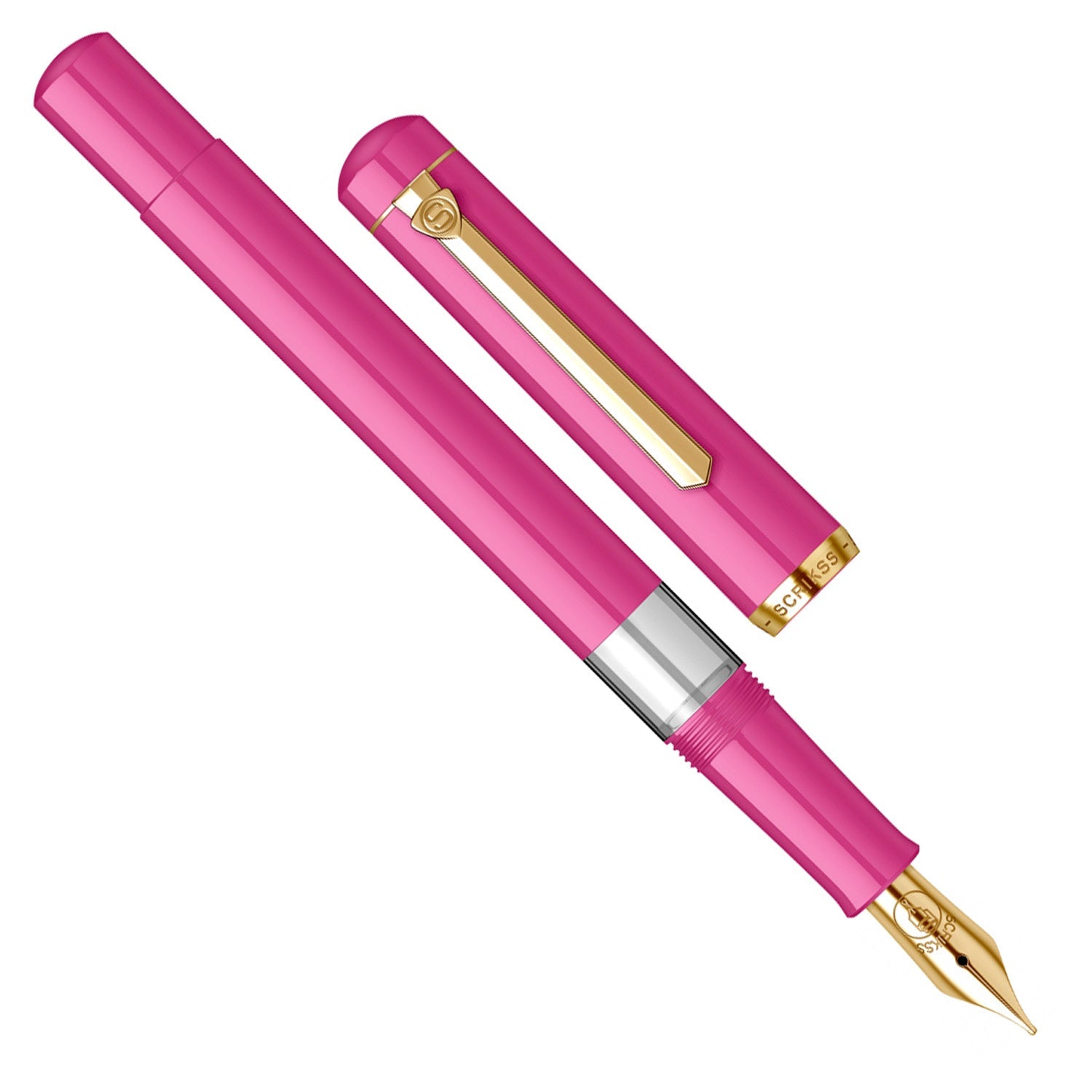 Scrikss 419 Pink GT Fountain Pen