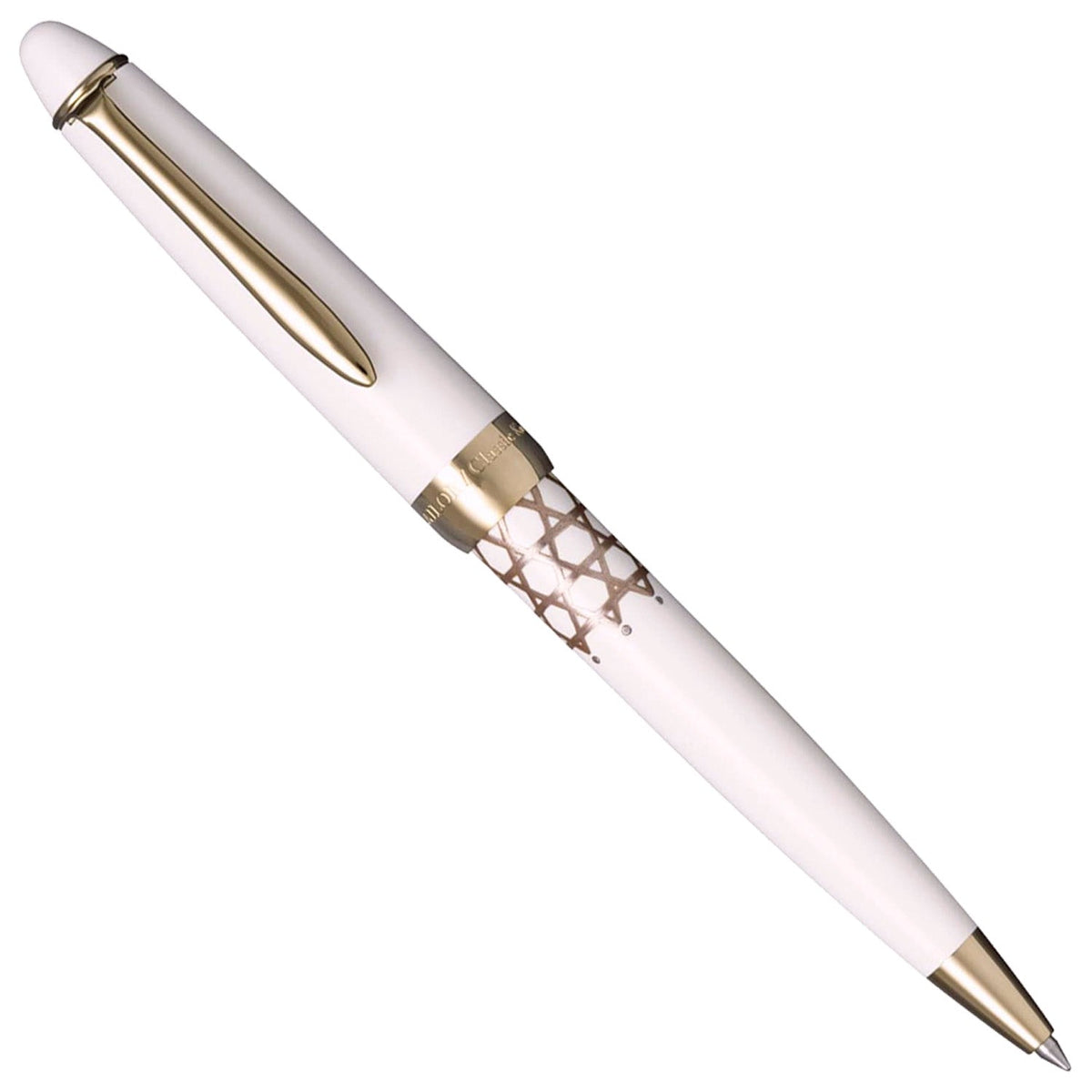 Sailor Classic Ko Bamboo Mesh White Ballpoint Pen 15-2502-210