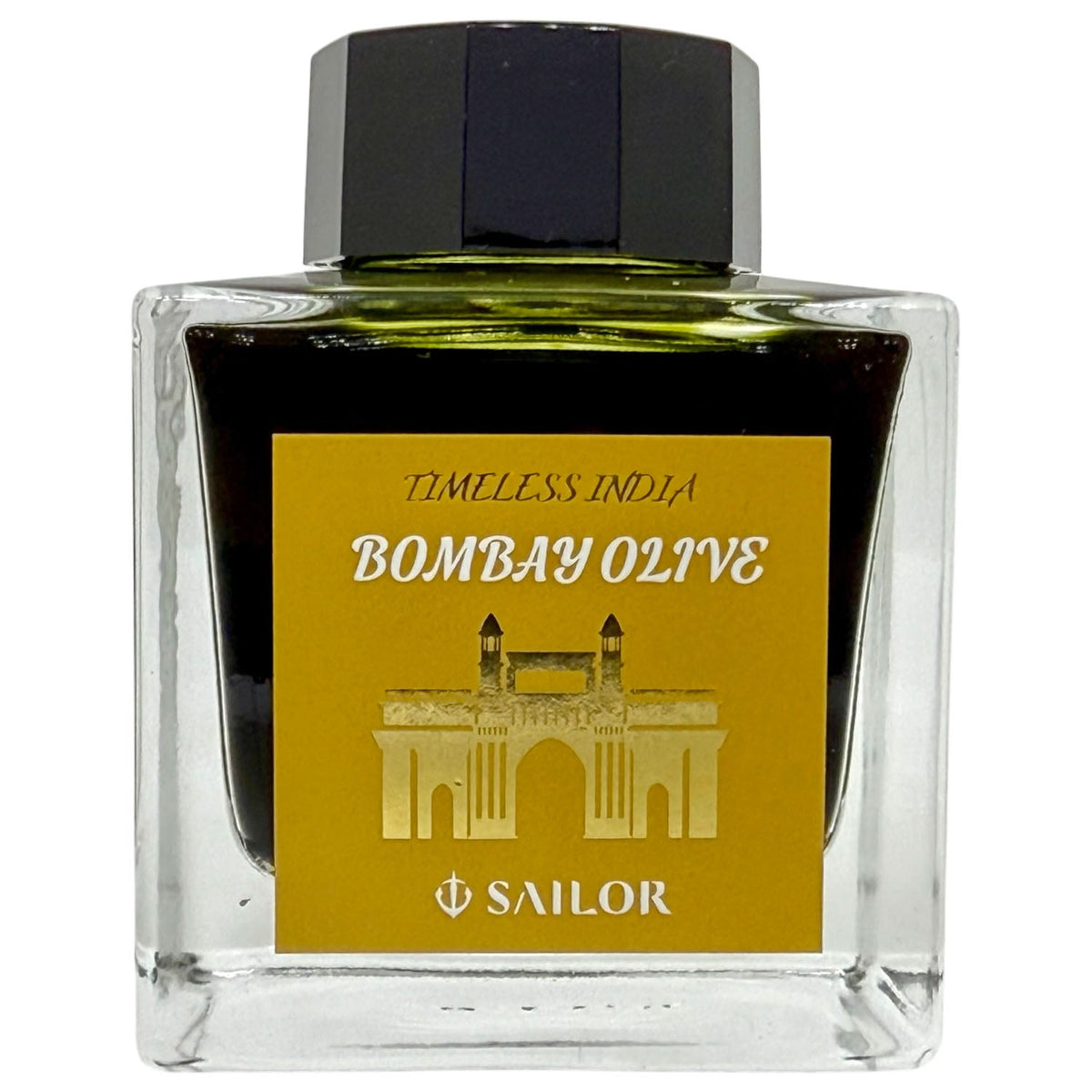 Sailor Timeless India Ink Bottle (Bombay Olive - 50 ML) 13-9843-201