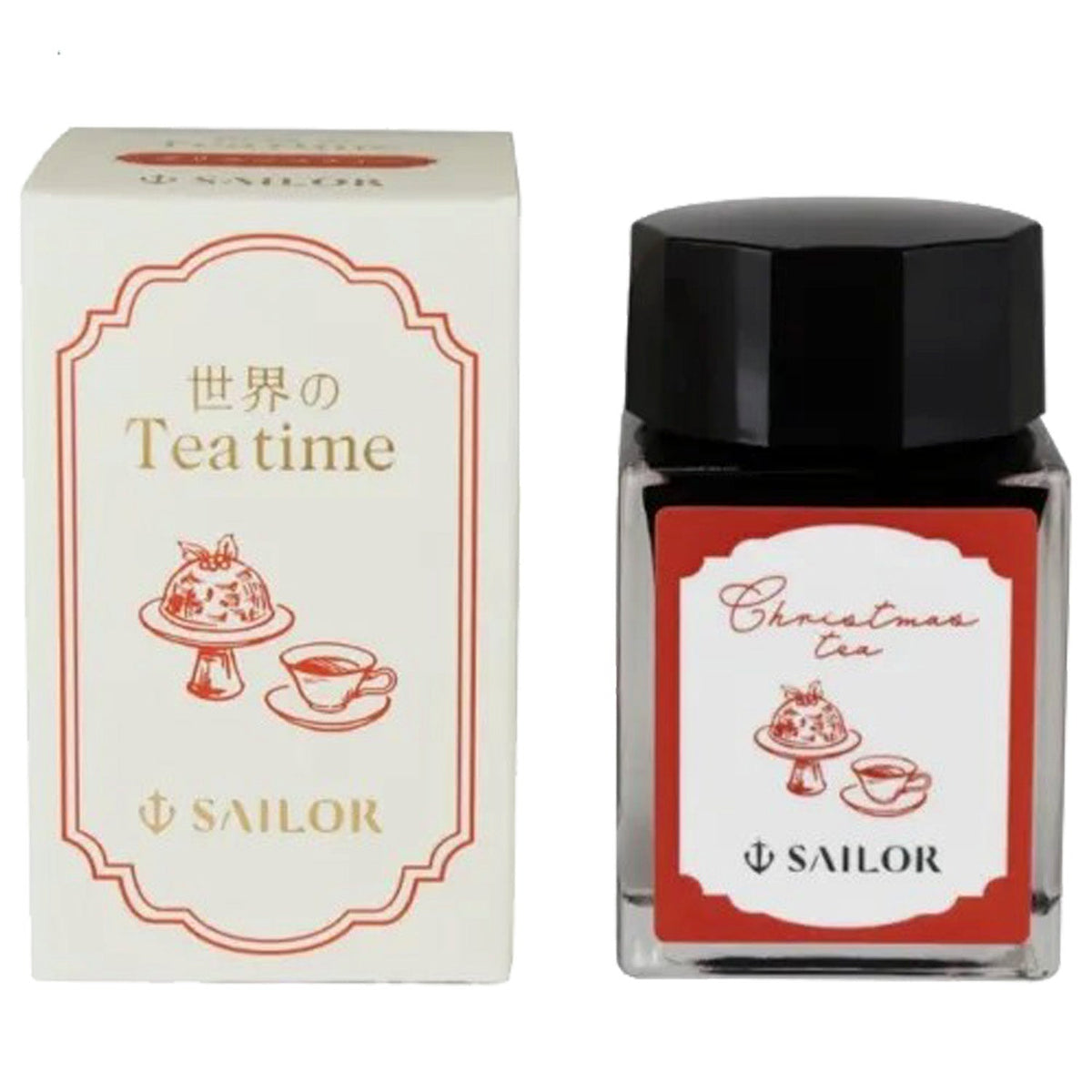 Sailor World Tea time Ink Bottle (Christmas - 20 ML) 13-1220-202 (Limi