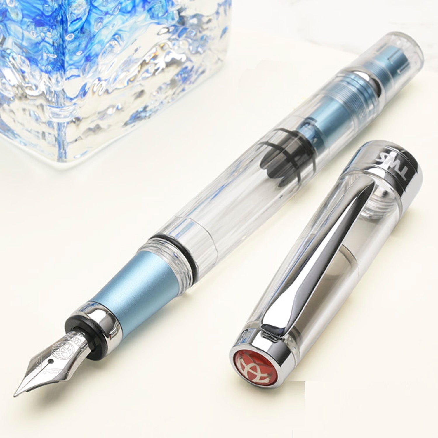 Twsbi Diamond 580 AL Iceberg Blue CT Fountain Pen (Limited Edition)