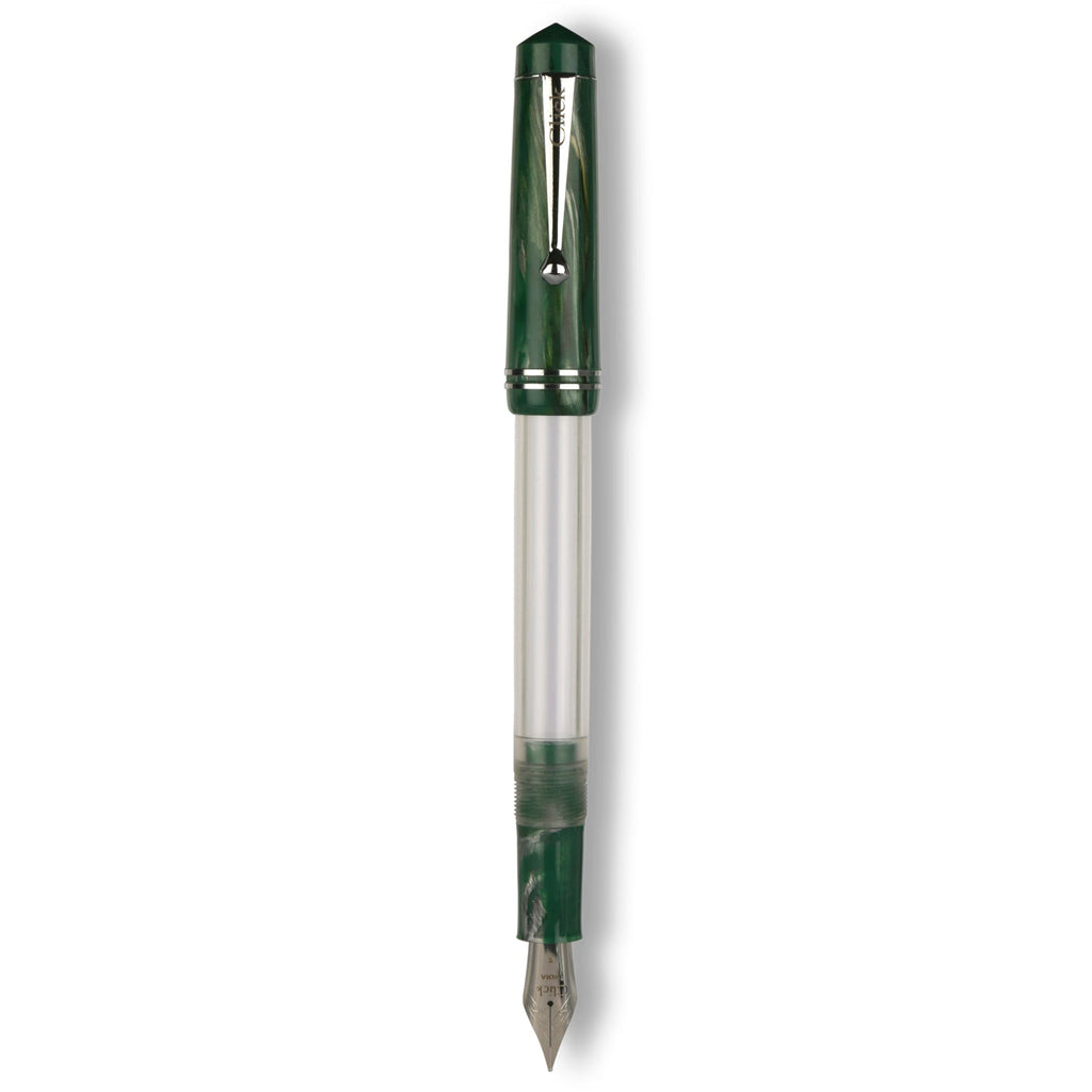 Click Aristocrat HT Green Marble Fountain Pen CLK1300HTGM