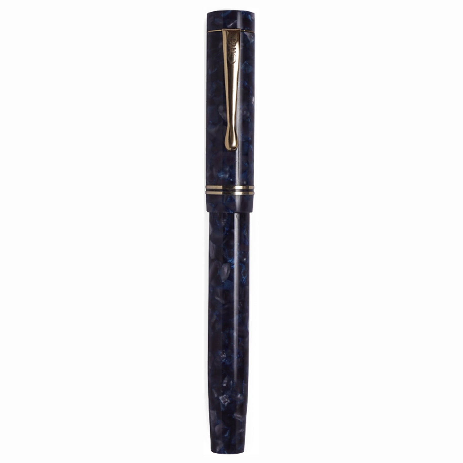 Click Renaissance Flashy Blue CT Fountain Pen CLK1400FBU