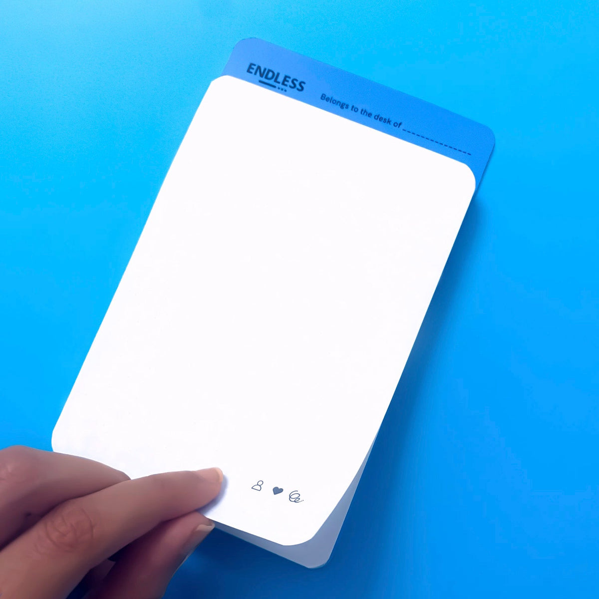 Endless Creative Block White Tear-Off Notepad (A6 - Blank) ESCB70A6B