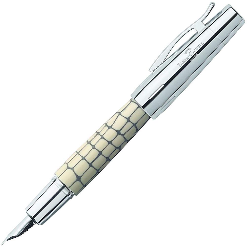 Faber-Castell Emotion Croco Ivory Fountain Pen | Germany | Onlinemantra.in