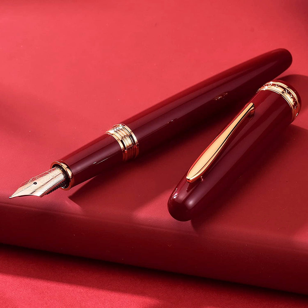 Hongdian 1841 Red Fountain Pen