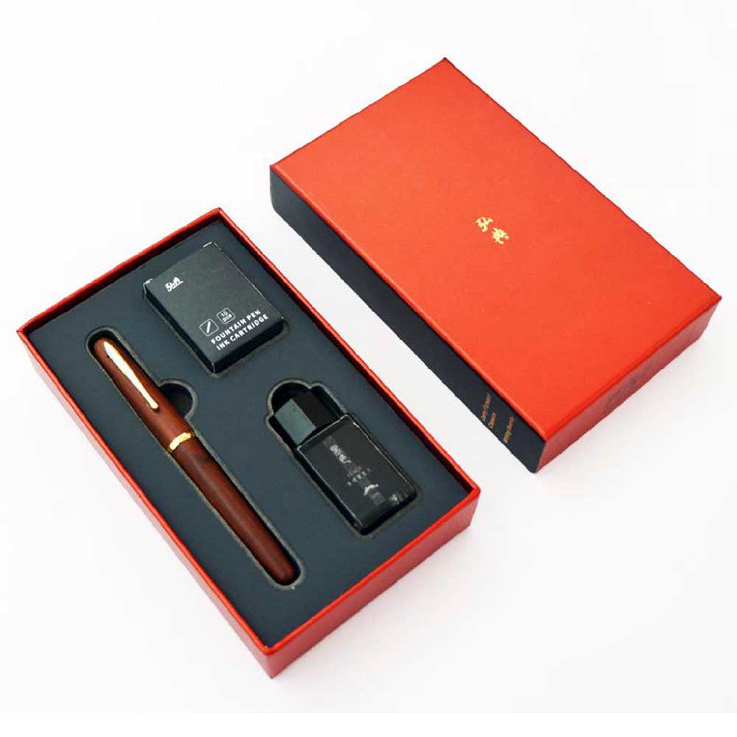 Hongdian 660 Wood Brown Fountain Pen