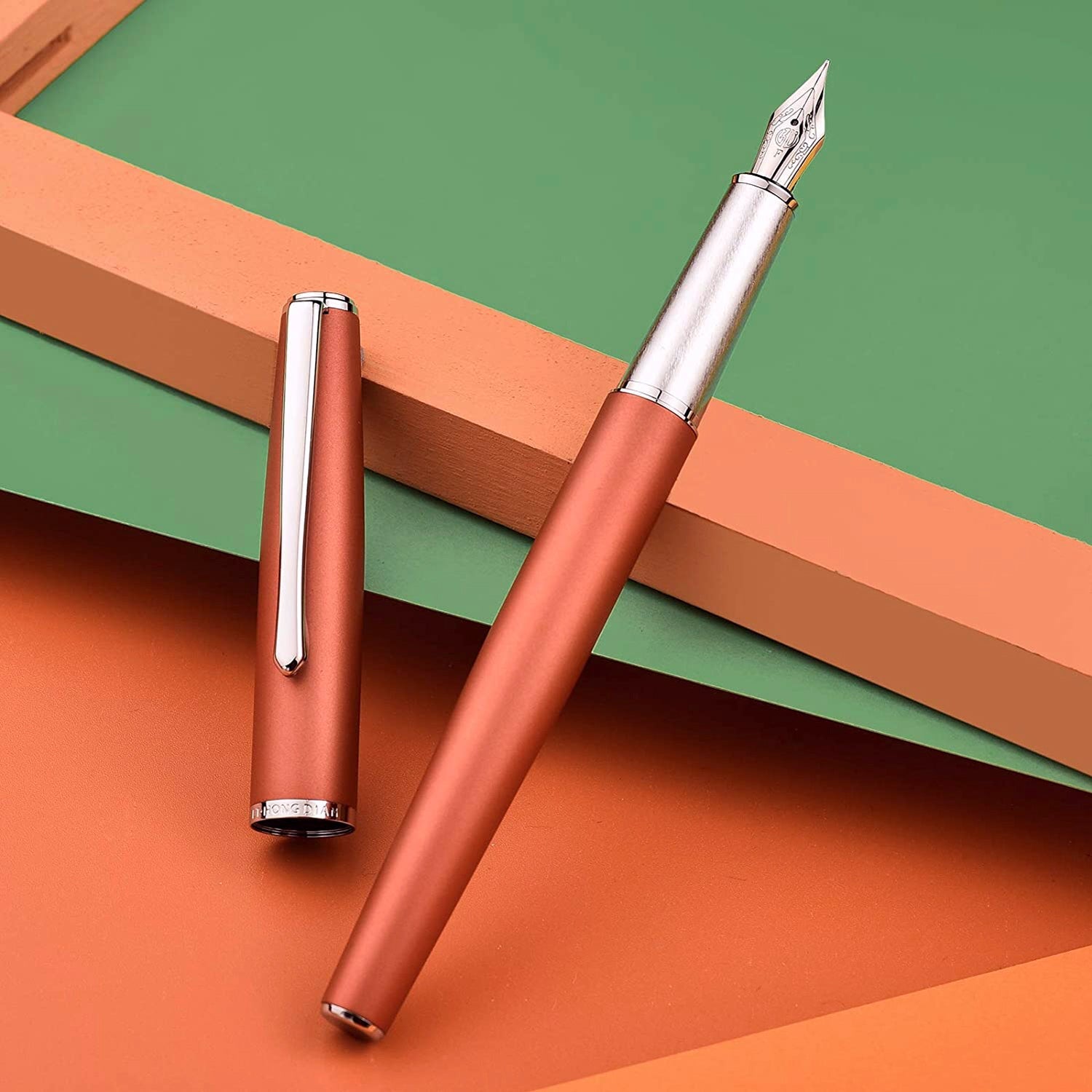 Hongdian 920 Orange Fountain Pen