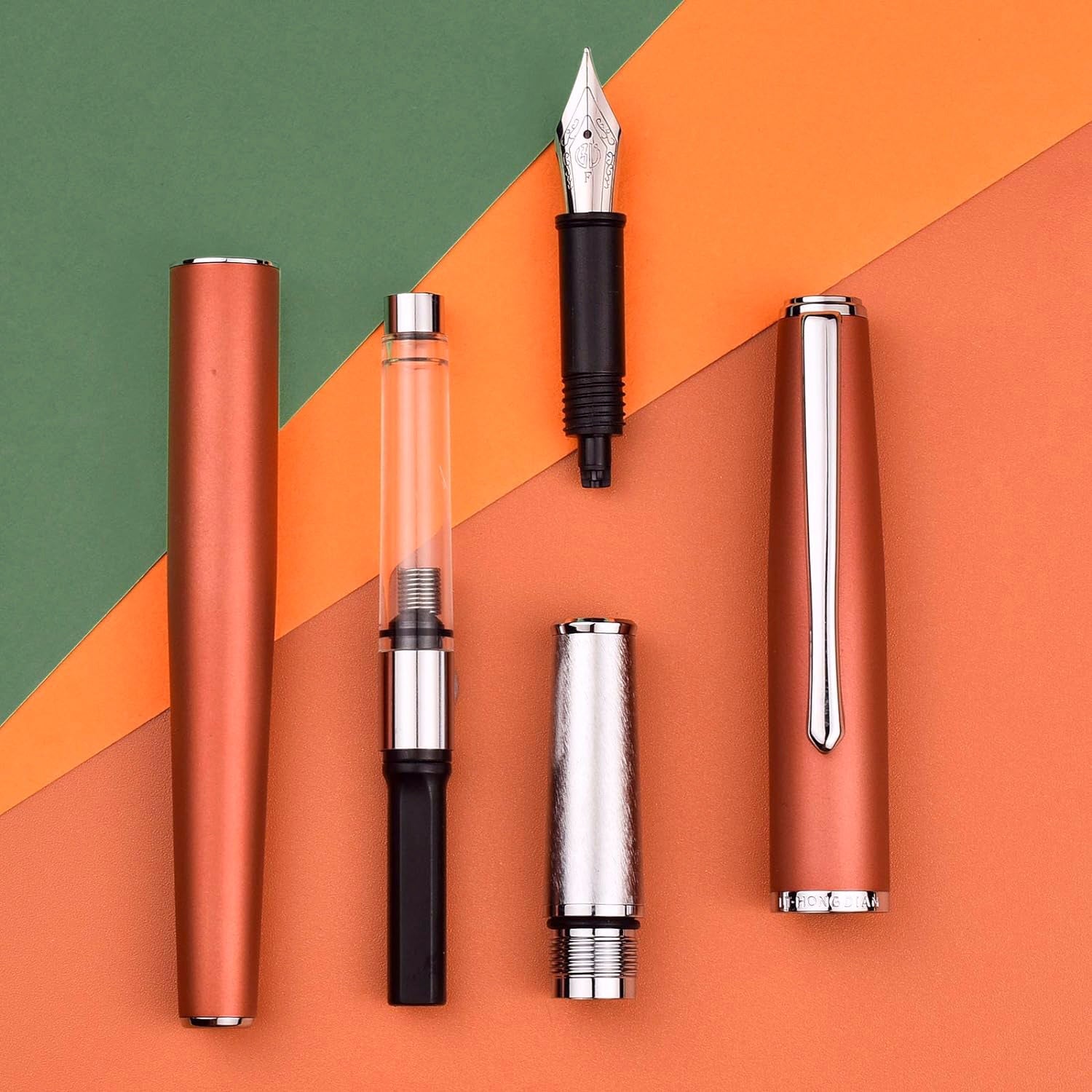 Hongdian 920 Orange Fountain Pen