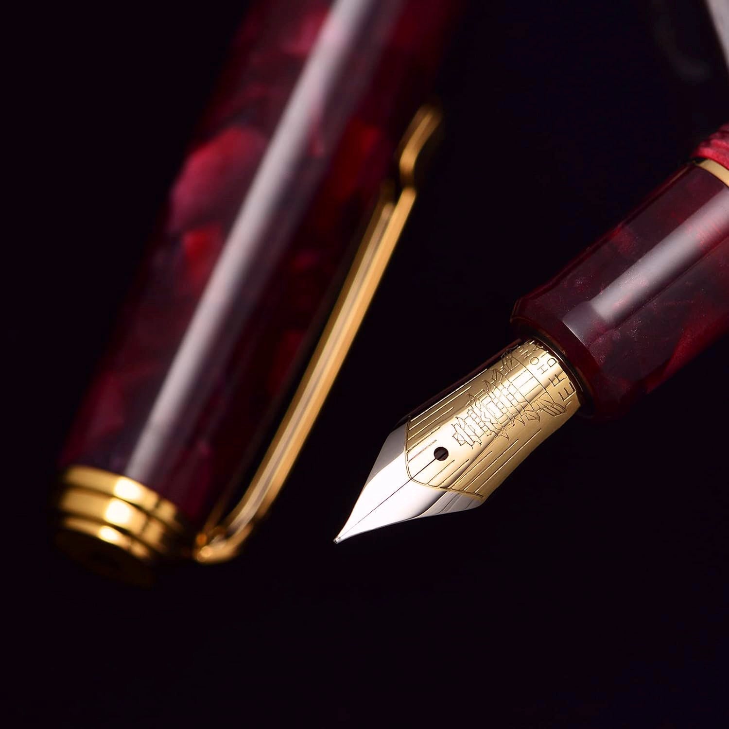 Hongdian N1 Red Fountain Pen