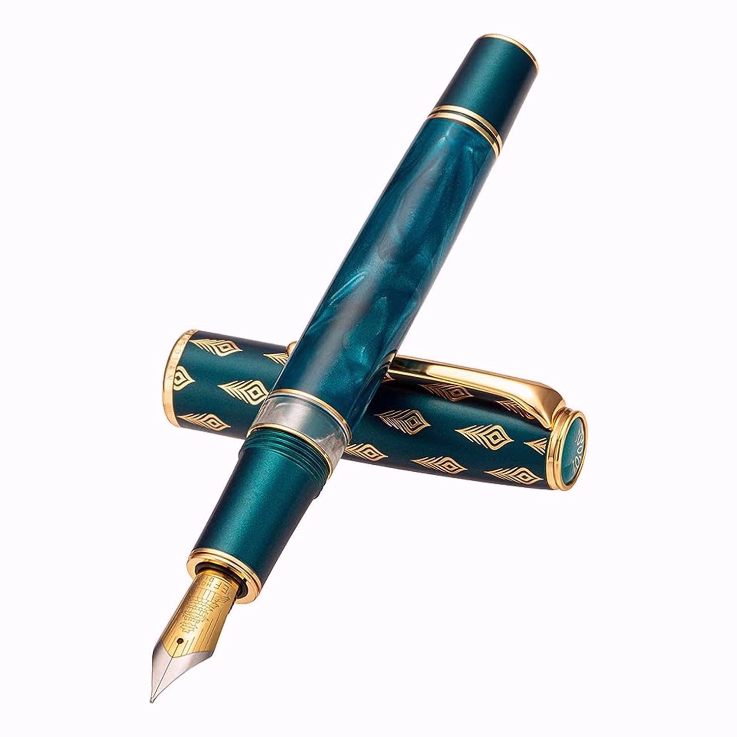 Hongdian N7 Dark Green Fountain Pen