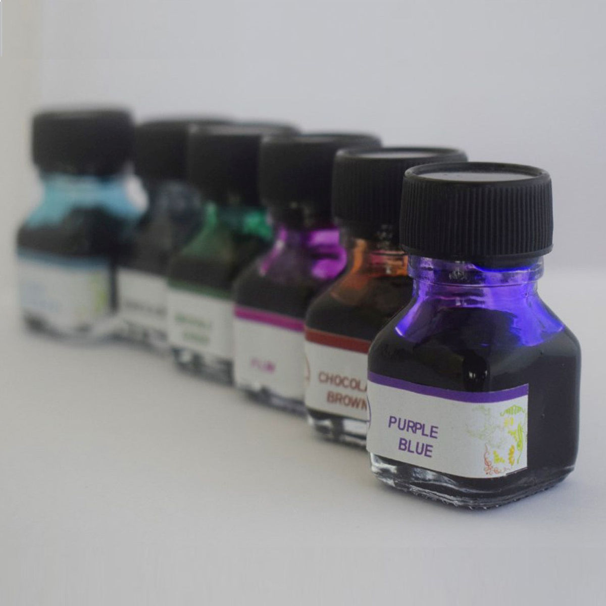 Krishna Inks Classic Series Ink Bottle (Plum - 20 ML) KICLPLUM20