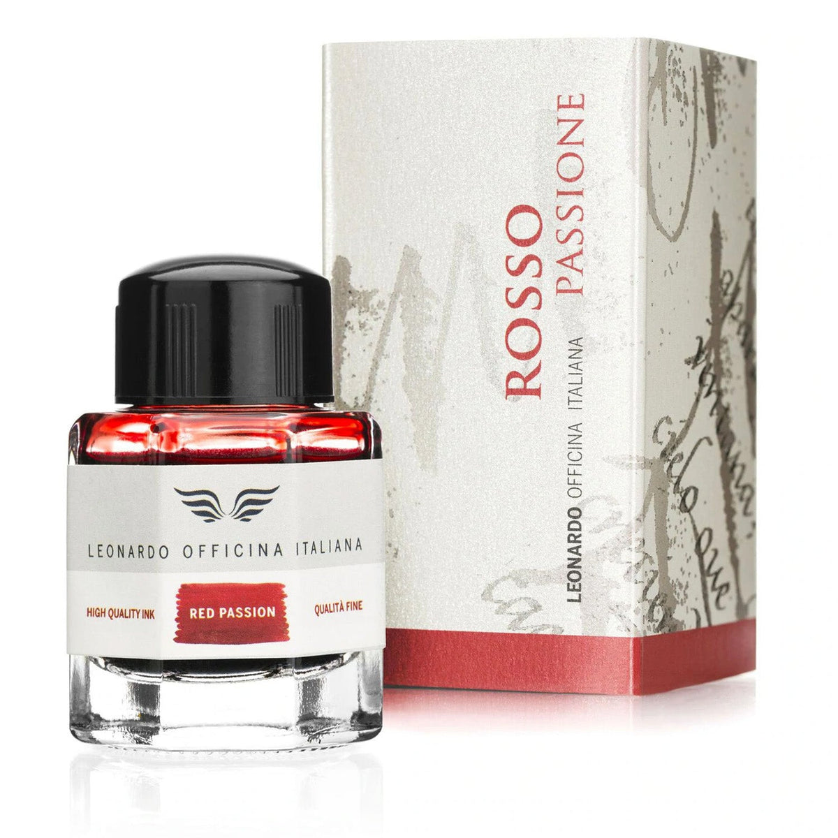 Leonardo Ink Bottle (Red Passion - 40 ML)