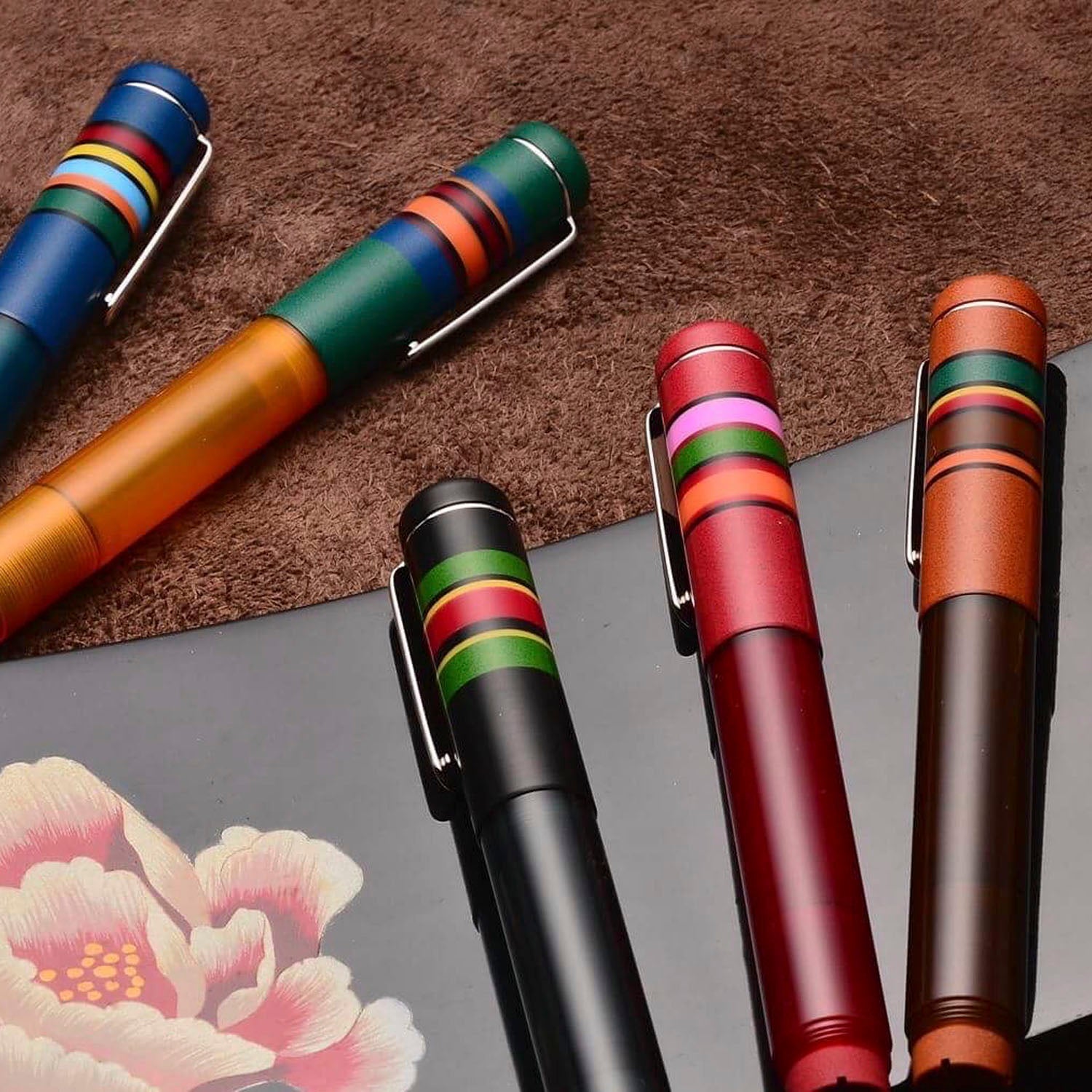 Opus 88 Fantasia Brick Red Fountain pen