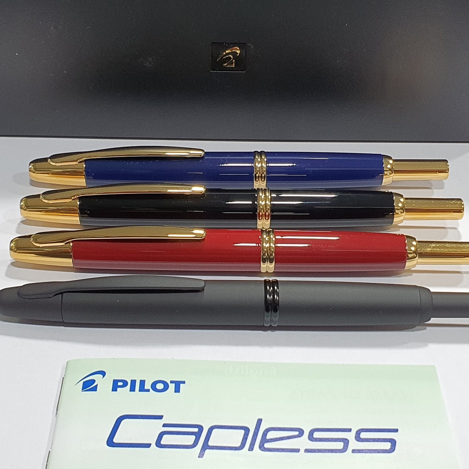 Pilot Capless Black GT Fountain Pen | Japan | Onlinemantra.in