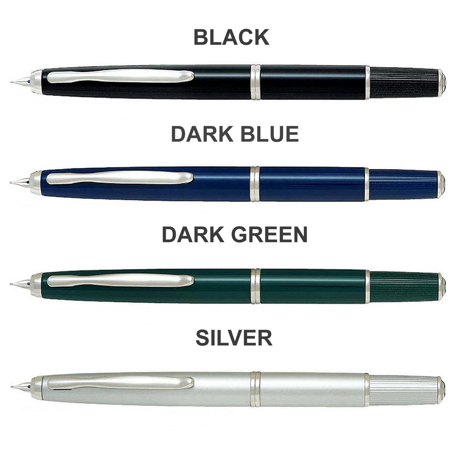 Pilot Capless Fermo Dark Green CT Fountain Pen | Japan | Onlinemantra.in