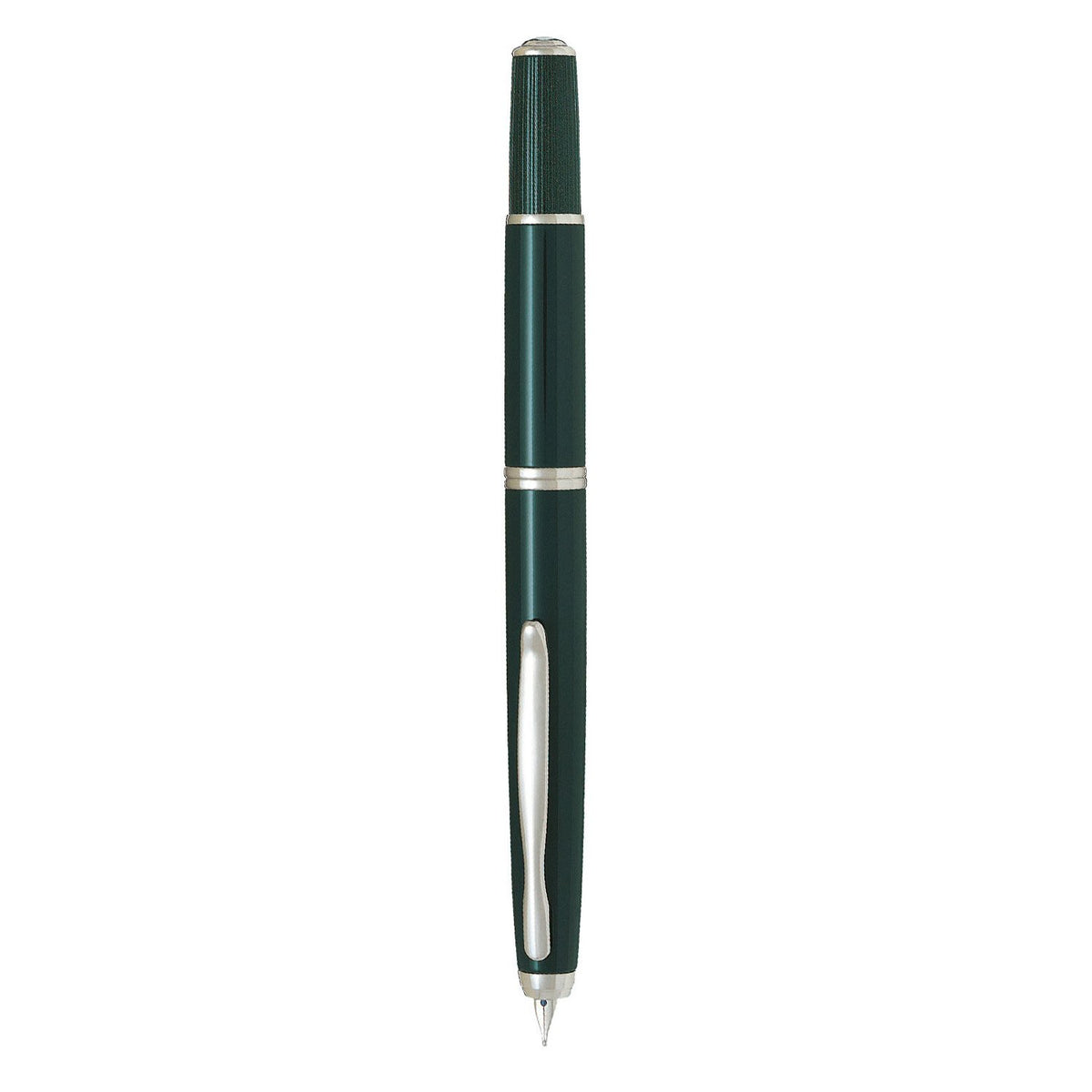 Pilot Capless Fermo Dark Green CT Fountain Pen | Japan | Onlinemantra.in