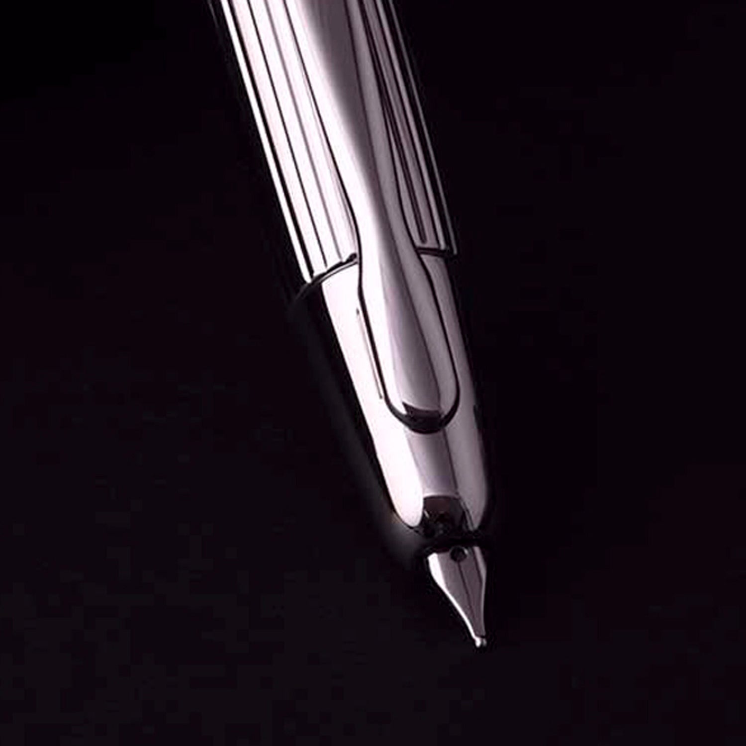 Pilot Capless Stripe Silver CT Fountain Pen