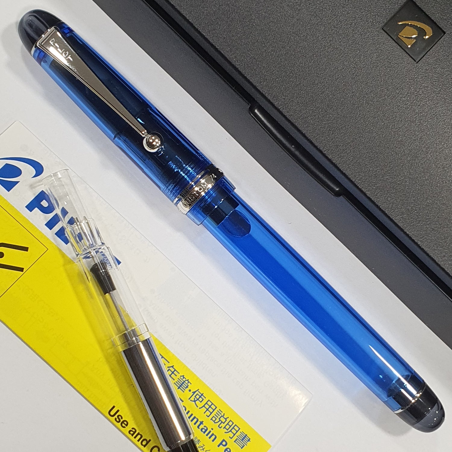 Pilot Custom 74 Tinted Blue CT Fountain Pen
