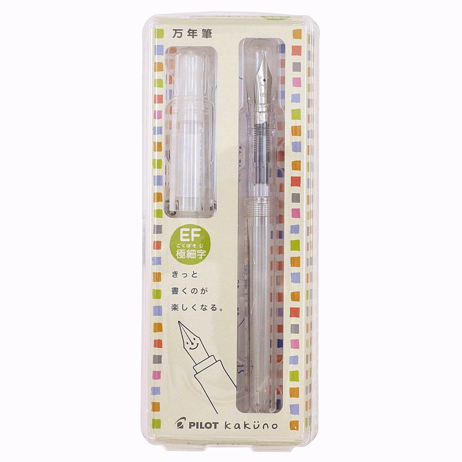 Pilot Kakuno Clear Fountain Pen