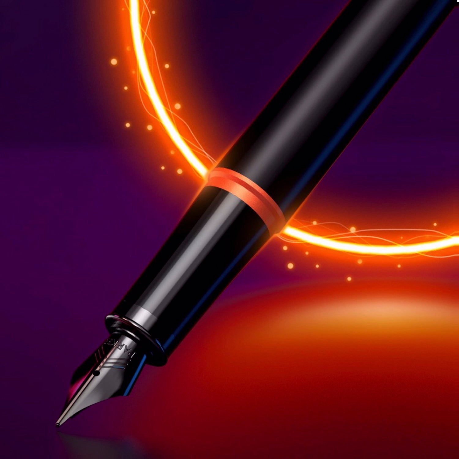 Parker Premium IM Flame Orange Fountain Pen