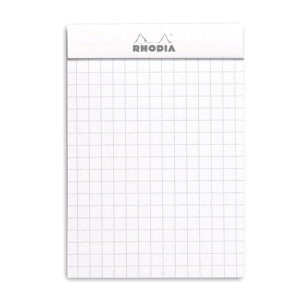Rhodia Basics White Notepad (74X105mm - Grid) 11201C