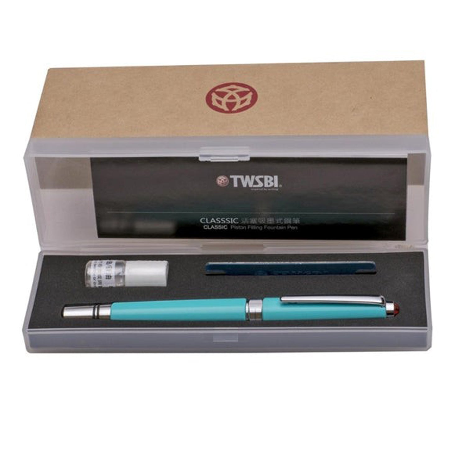 Twsbi Classic Turquoise CT Fountain Pen
