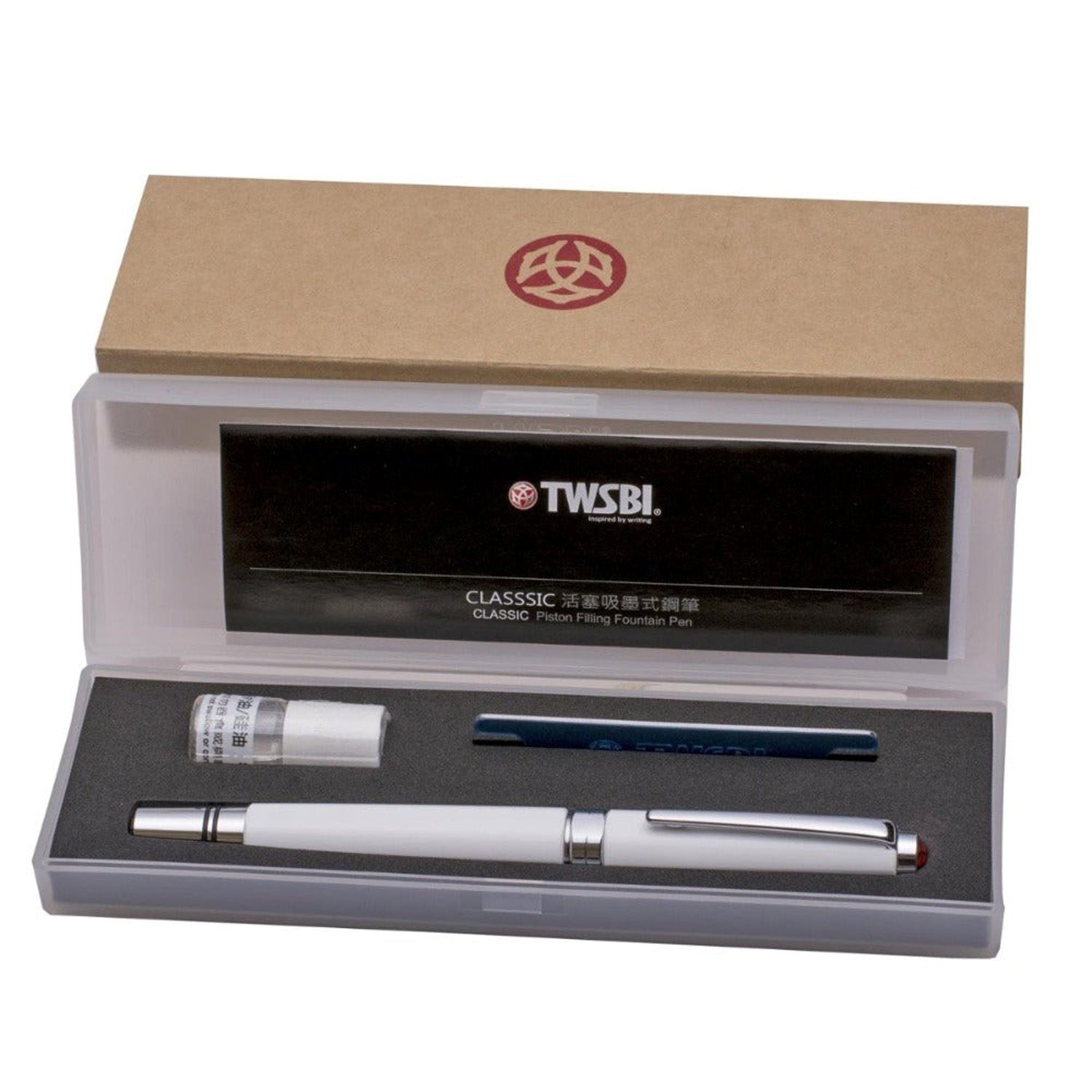Twsbi Classic White CT Fountain Pen
