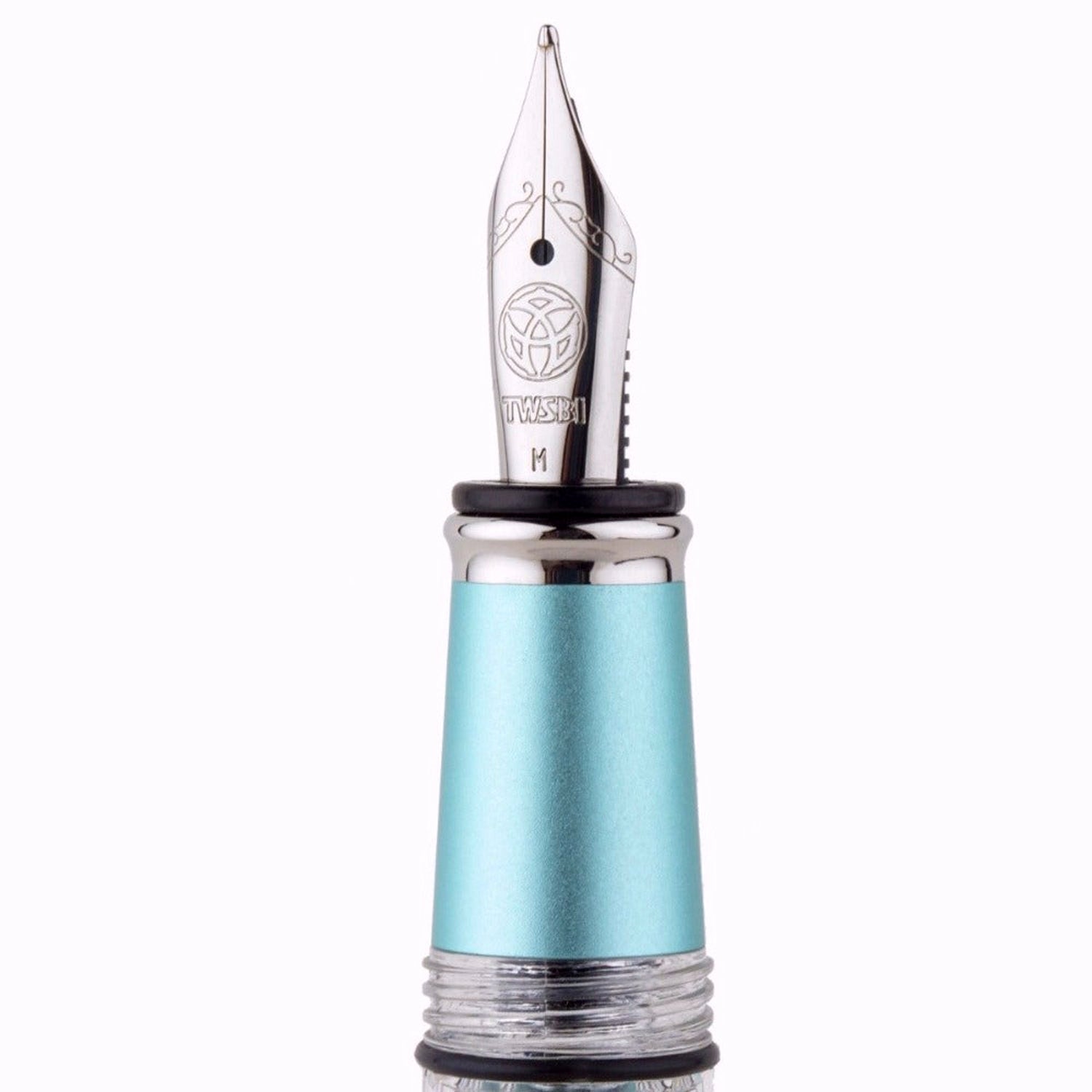 Twsbi Diamond Mini AL Mint Blue CT Fountain Pen