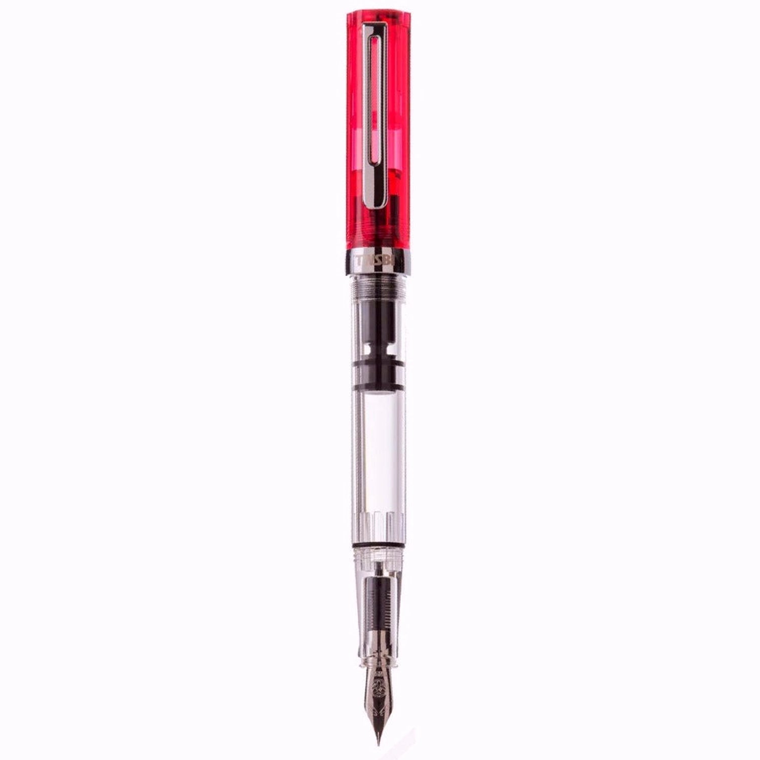 Twsbi Eco Transparent Blossom Red CT Fountain Pen