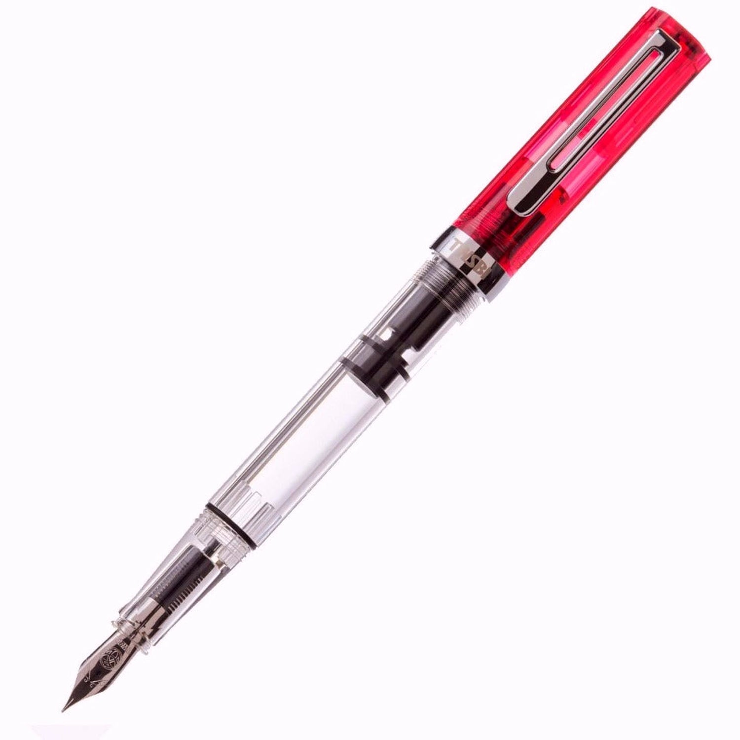 Twsbi Eco Transparent Blossom Red CT Fountain Pen
