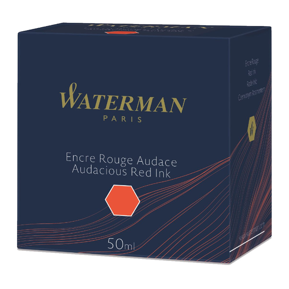Waterman Ink Bottle (Audacious Red - 50 ML) 9000005336